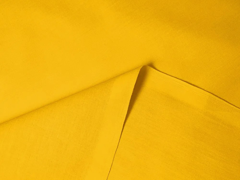Biante Bavlněný běhoun na stůl Moni MOD-501 Sytě žlutý 35x120 cm