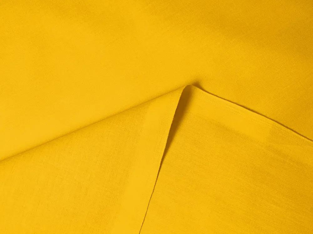 Biante Bavlněný běhoun na stůl Moni MOD-501 Sytě žlutý 35x140 cm
