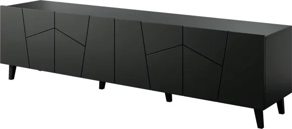 TV stolek Etna 200 cm černý