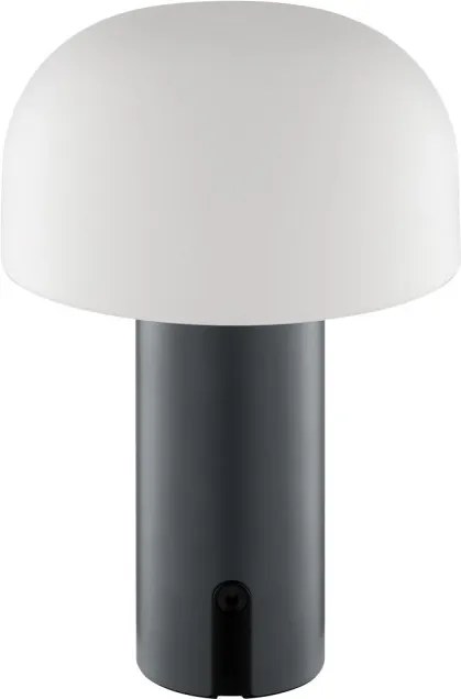 Brilliant G60305/22  Venkovní AKU stolní lampa MATTIS šedá USB-C