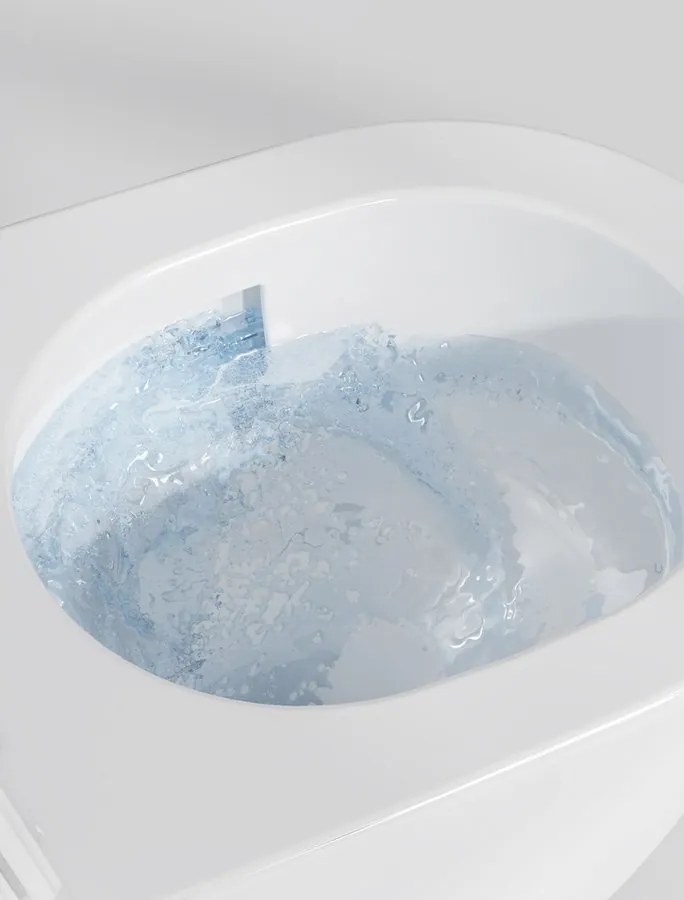 Bruckner Glanz závěsná wc mísa 36 x 52,5 cm Vortex Rimless bílá 201.336.4