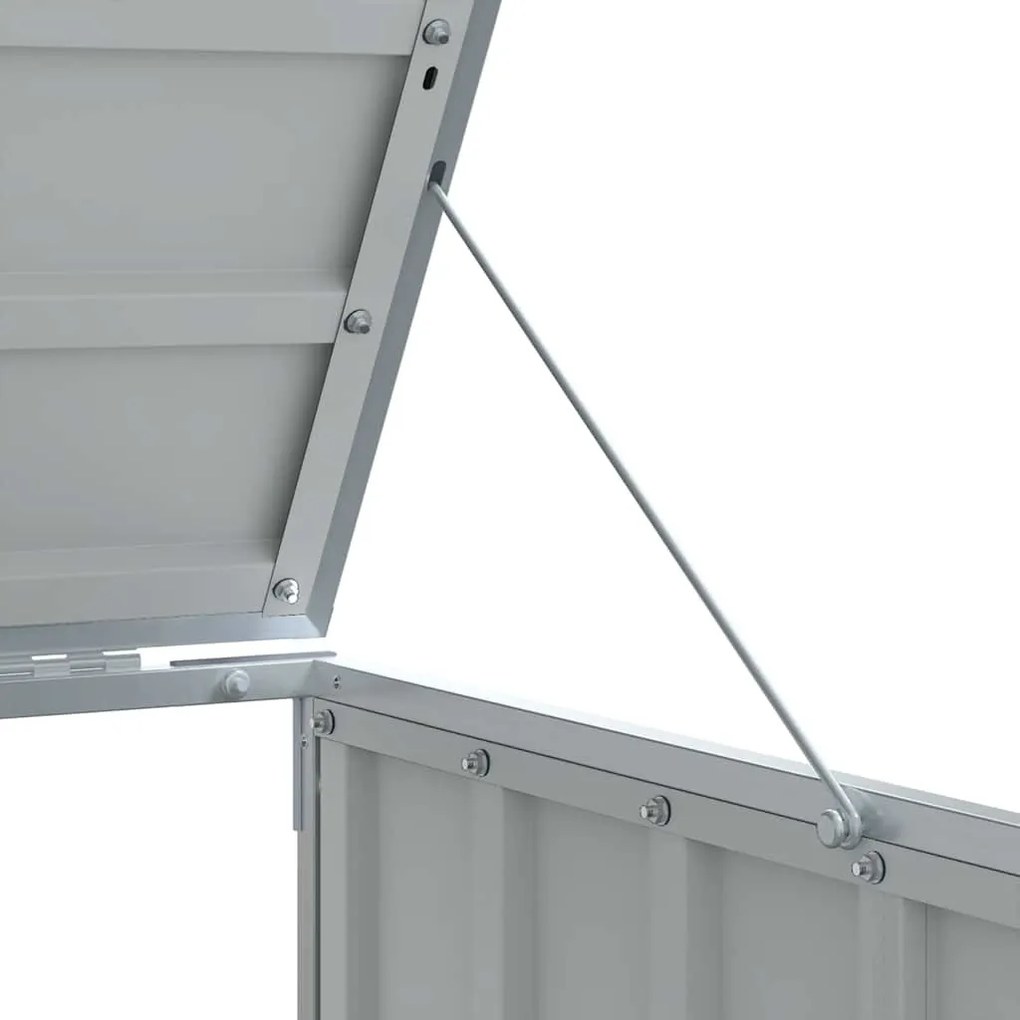 vidaXL Box na 1 popelnici 72 x 81 x 115 cm ocel [4006171] Barva: Zelená