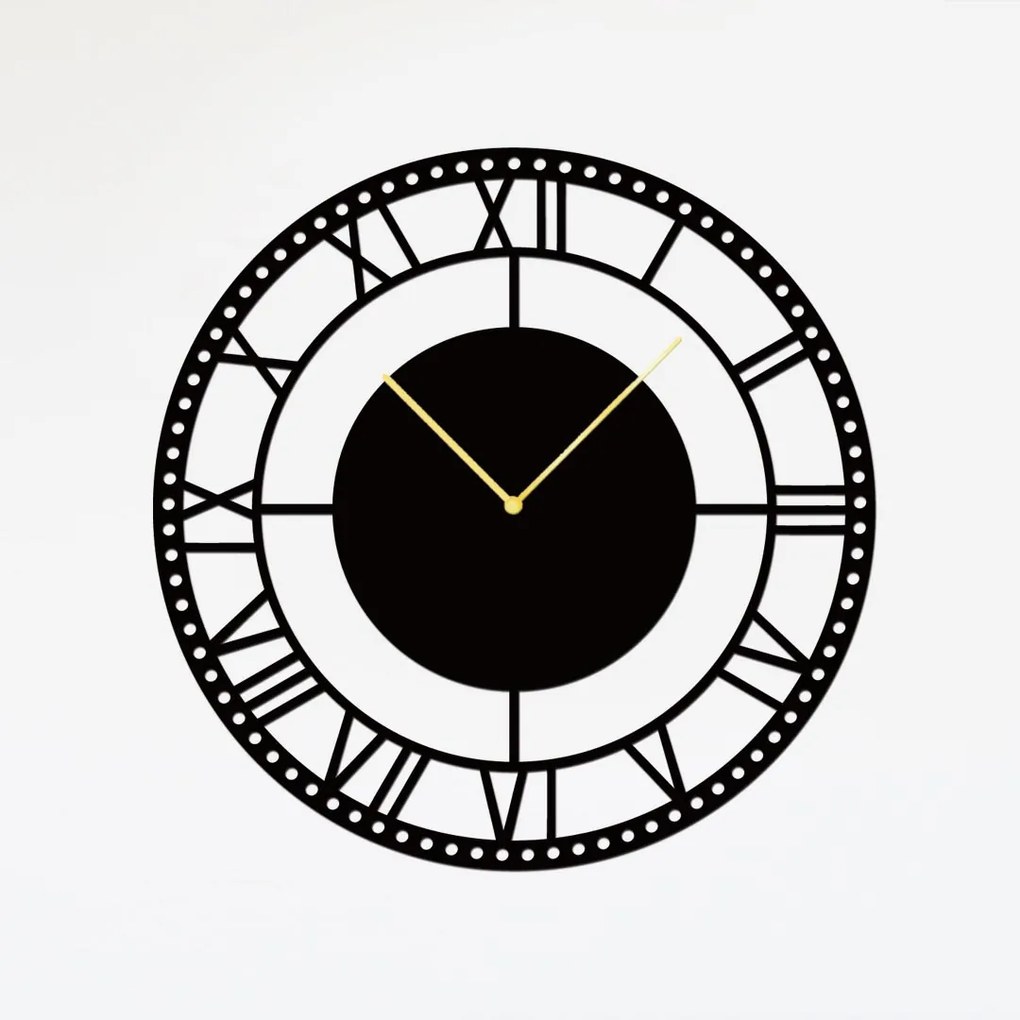 dřevo života Nástěnné dřevěné hodiny BIG BANG Barevný vzor: Javor, Velikost hodin: 35x35