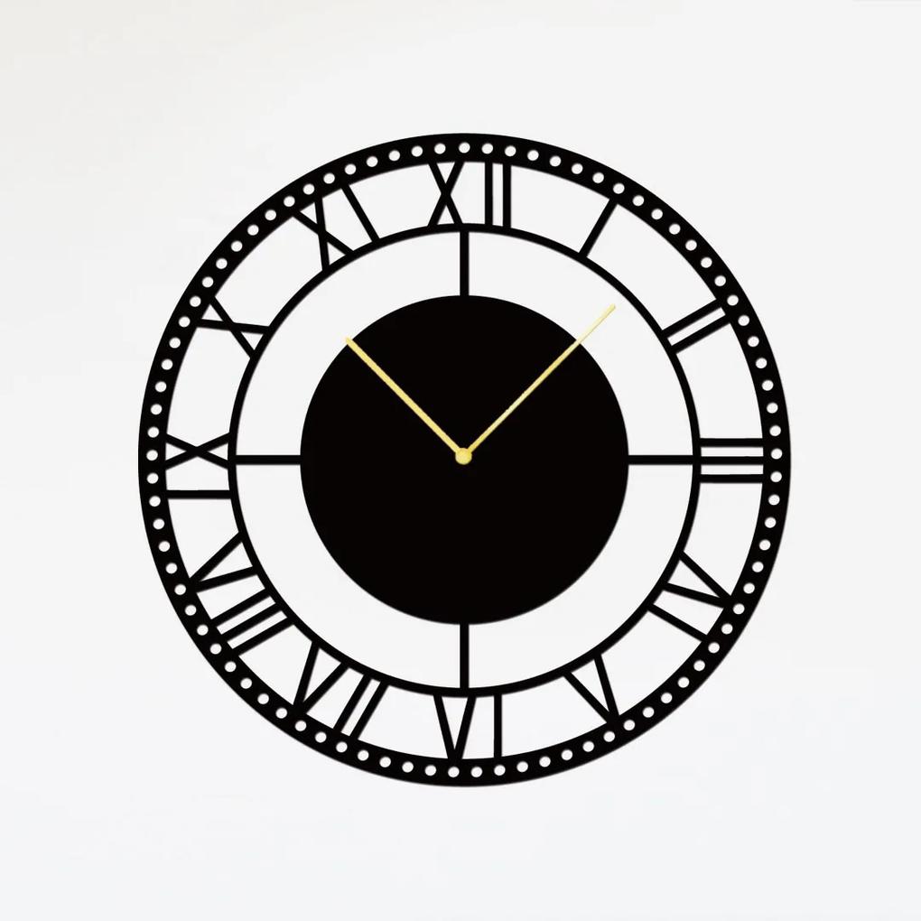dřevo života Nástěnné dřevěné hodiny BIG BANG Barevný vzor: Šedá, Velikost hodin: 35x35