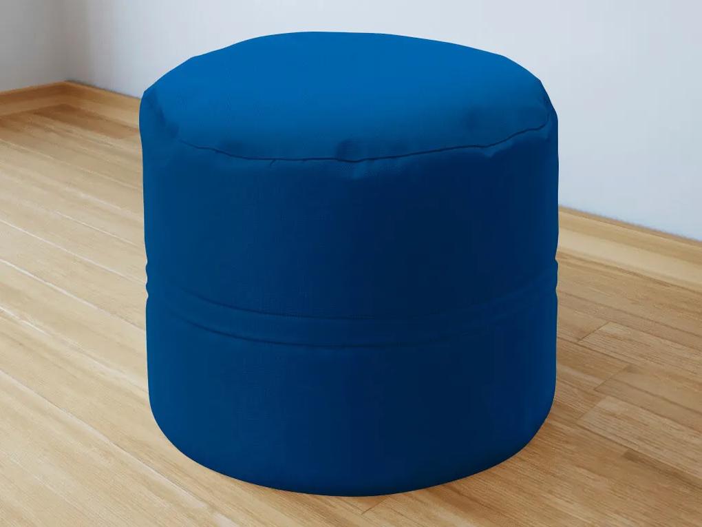 Goldea bavlněný sedací bobek 50x40cm - královsky modrý 50 x 40 cm