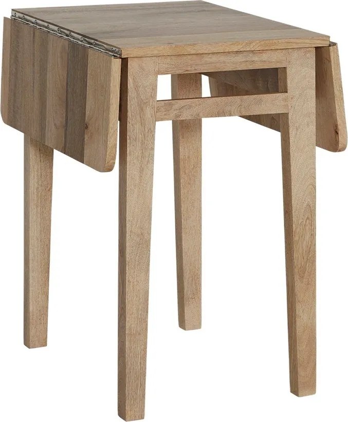 Rozkládací jídelní stůl s přídavnou deskou z mangového dřeva 43,5x60 cm Derri – Ellos Home