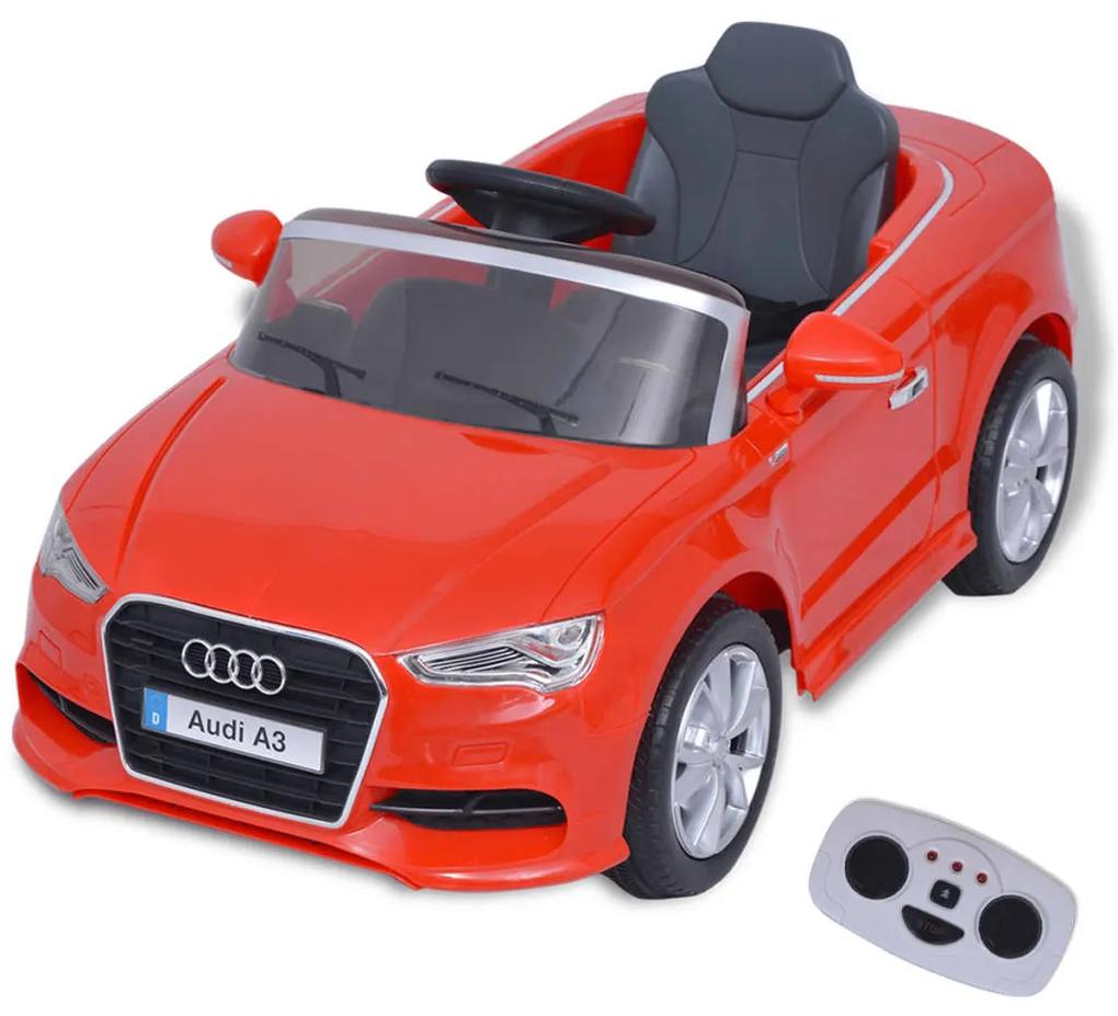80149 vidaXL Elektrické dětské auto s dálkovým ovládáním Audi A3 červené