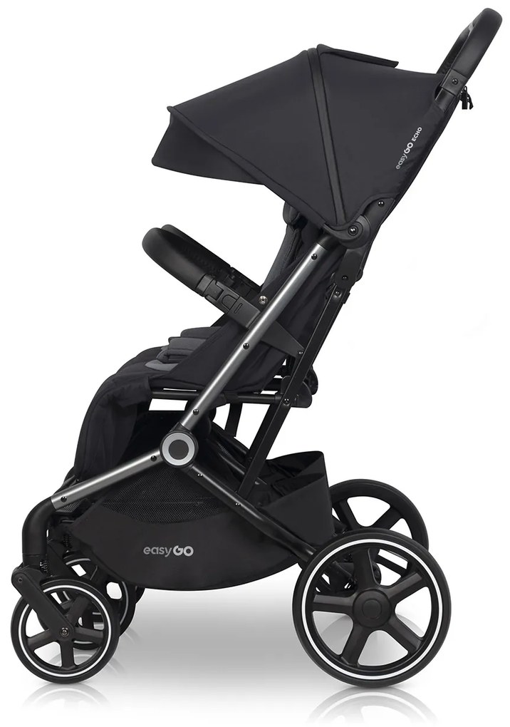 Sourozenecký kočárek EasyGo Echo Ebony Black