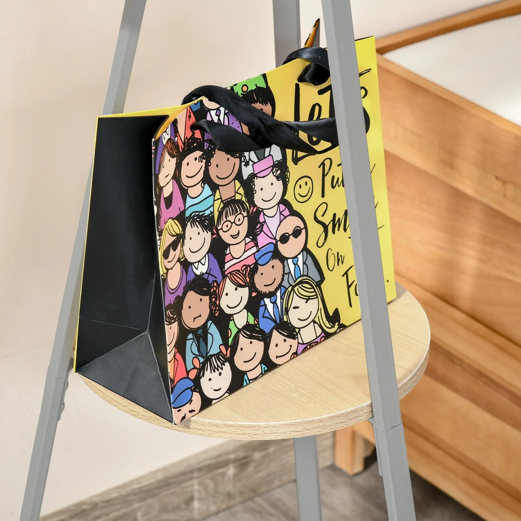 HOMCOM Věšák na kabáty Stojanový věšák do předsíně Bílý kov 45x45x180cm pro pořádek v předsíni | Aosom.de