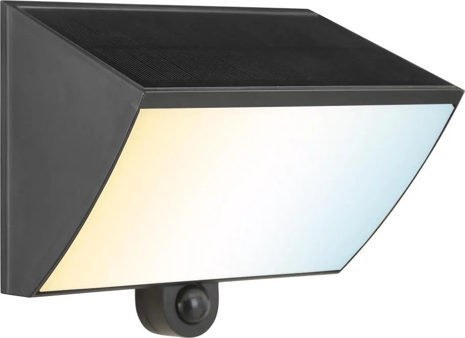 Brilliant - LED Solární nástěnné svítidlo SIERRA LED/6W/3,7V 2000 mAh IP54 černá