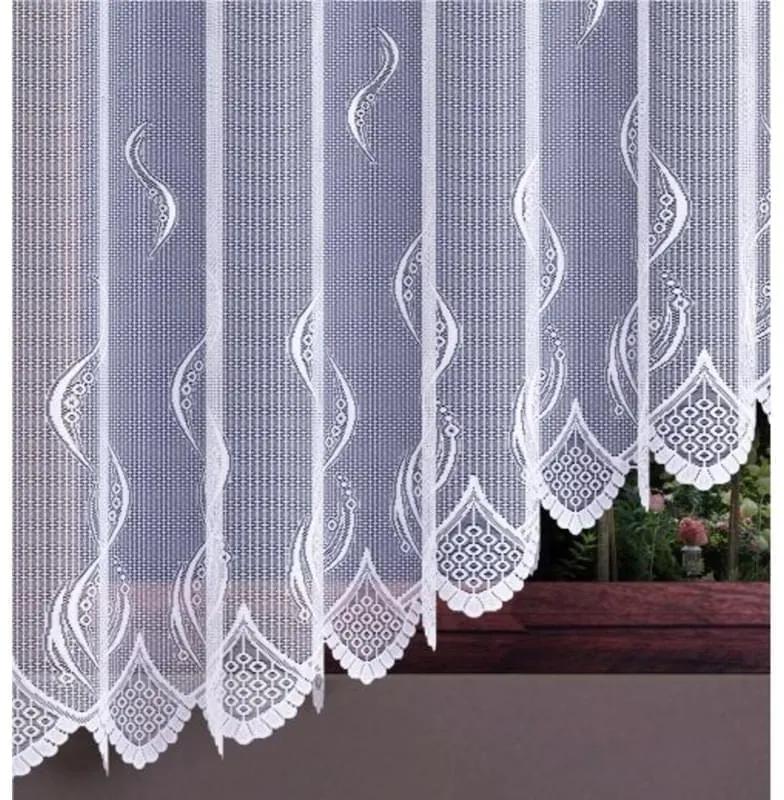 DekorTextil Hotová záclona nebo balkonový komplet Irma - bílá ROZMĚR: (š x v): 400 x 160 cm