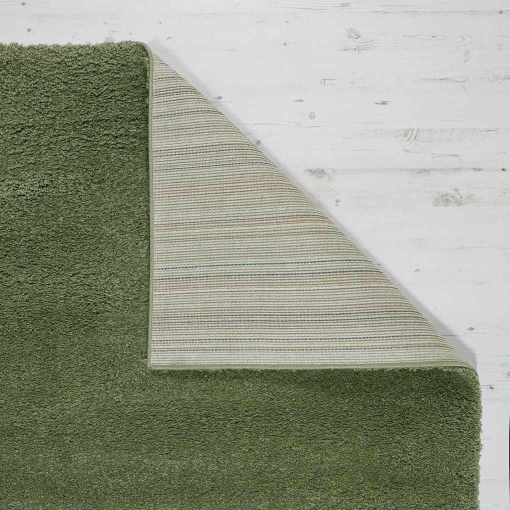 Flair Rugs, Kusový koberec Shaggy Teddy Olive, 200x290, zelená, ložnice