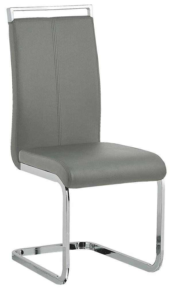Set 2 ks. jídelních židlí GERED (šedá). 1026791