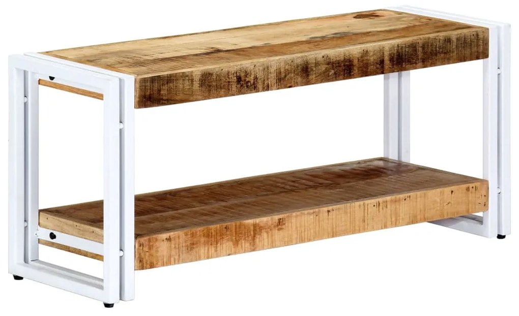 TV stolek 90 x 30 x 40 cm masivní mangovníkové dřevo - Default Title