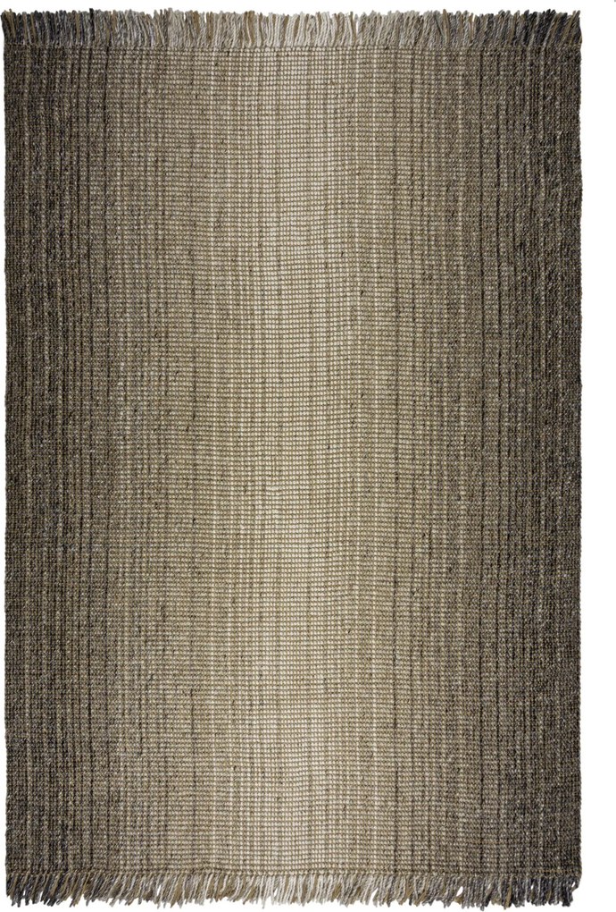 Kusový koberec Mottle Jute Ombre Grey, 60x110, šedá, chodba / predsieň, Flair Rugs