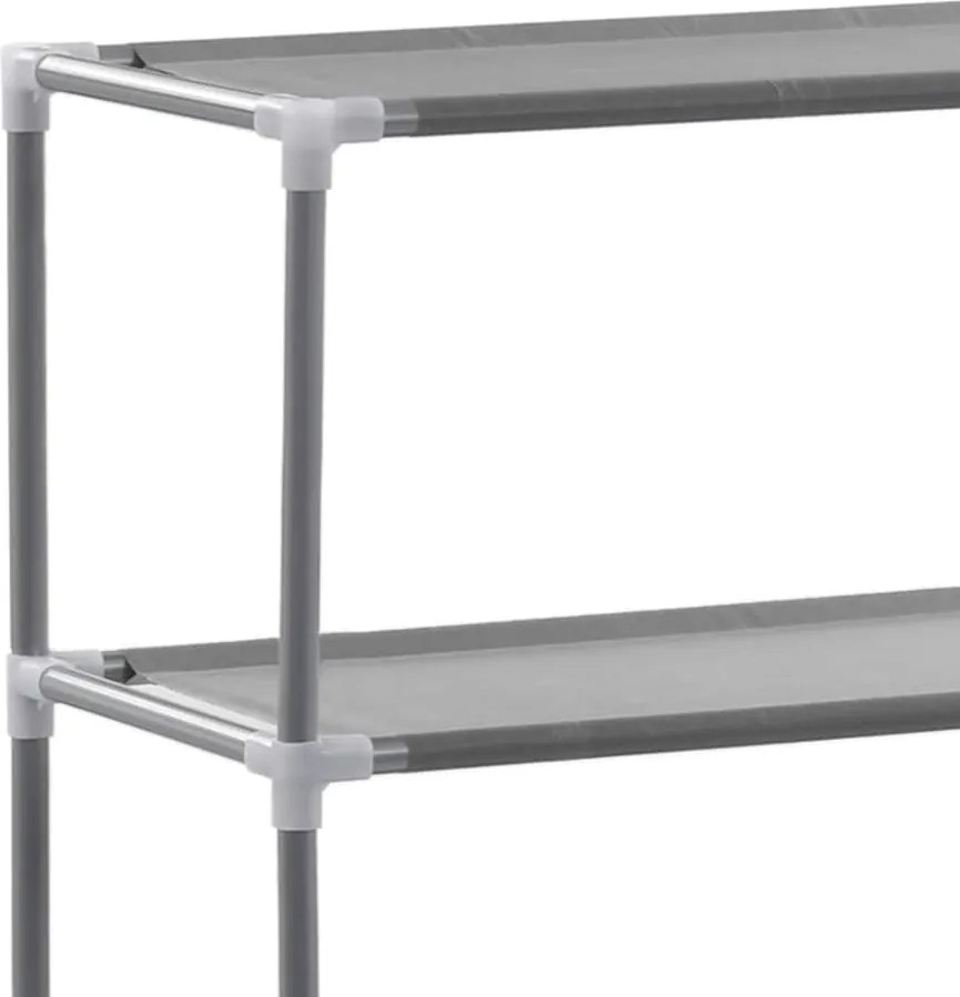 3patrový úložný regál nad WC stříbrný 53 x 28 x 169 cm 282464