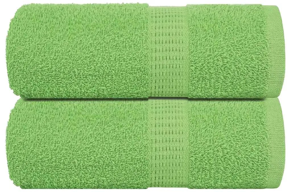 Ručníky pro hosty FROGN 2 ks jablečně zelené 30x50 cm 360 g/m² 137019