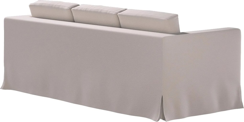 Potah na pohovku IKEA  Karlanda 3-místná nerozkládací, dlouhý barva béžová látka sametová