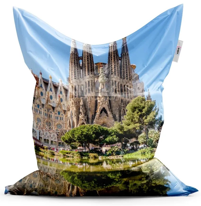 Sablio Sedací vak Classic Barcelona Sagrada Familia - 200x140 cm