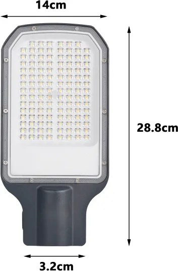 BRILAGI - LED Venkovní pouliční lampa URBANLIGHT LED/50W/230V antracit IP65