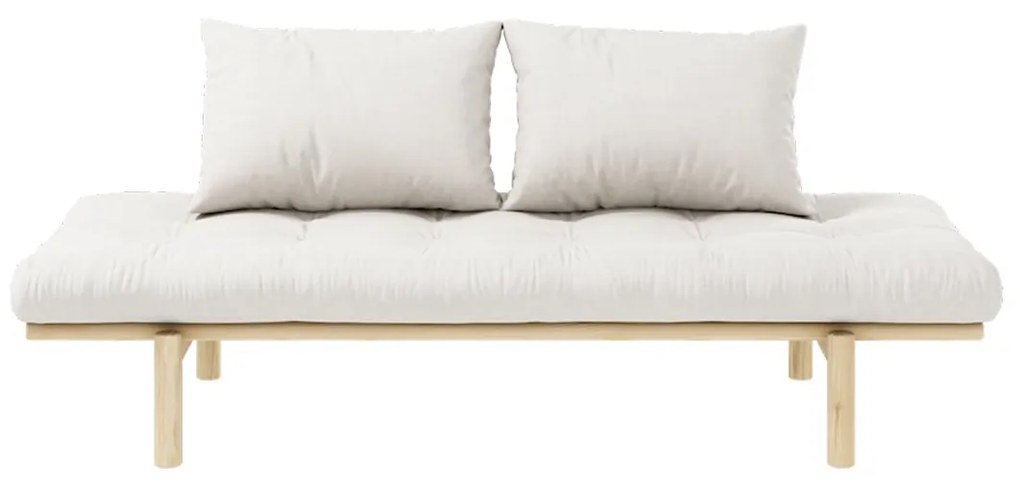 Béžová Pohovka Pace Daybed – Clear lacquered/Natural 77 × 200 × 75 cm KARUP DESIGN