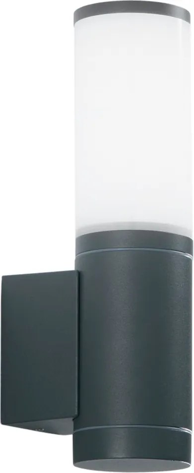 FAN LED-DISCOVERY-AP Venkovní nástěnné svítidlo DISCOVERY antracit, hliník, 13 W, 1440 lm, 4000 K, IP54, 25 x 7 x 10,5 cm - FANEUROPE