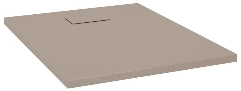 vidaXL Marketos Sprchová vanička SMC hnědá 90 x 70 cm