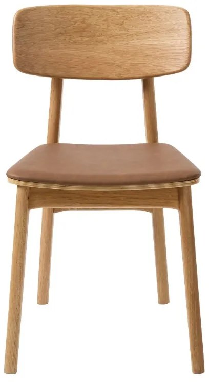 Designová jídelní židle Harper II přírodní