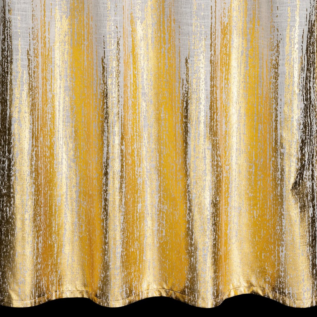 ZATEMŇOVACÍ ZÁVĚS NA KROUŽCÍCH IMANI 135X250 CM VZOROVANÁ