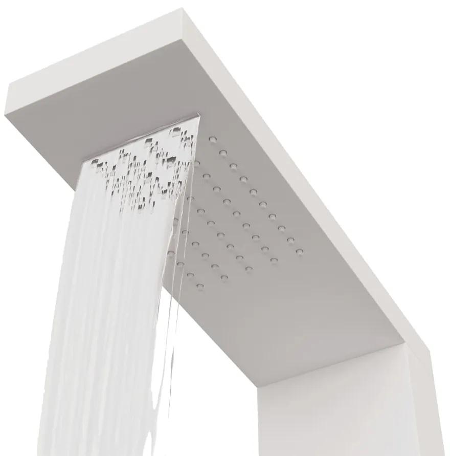 Sprchový panel set - hliník | bílý