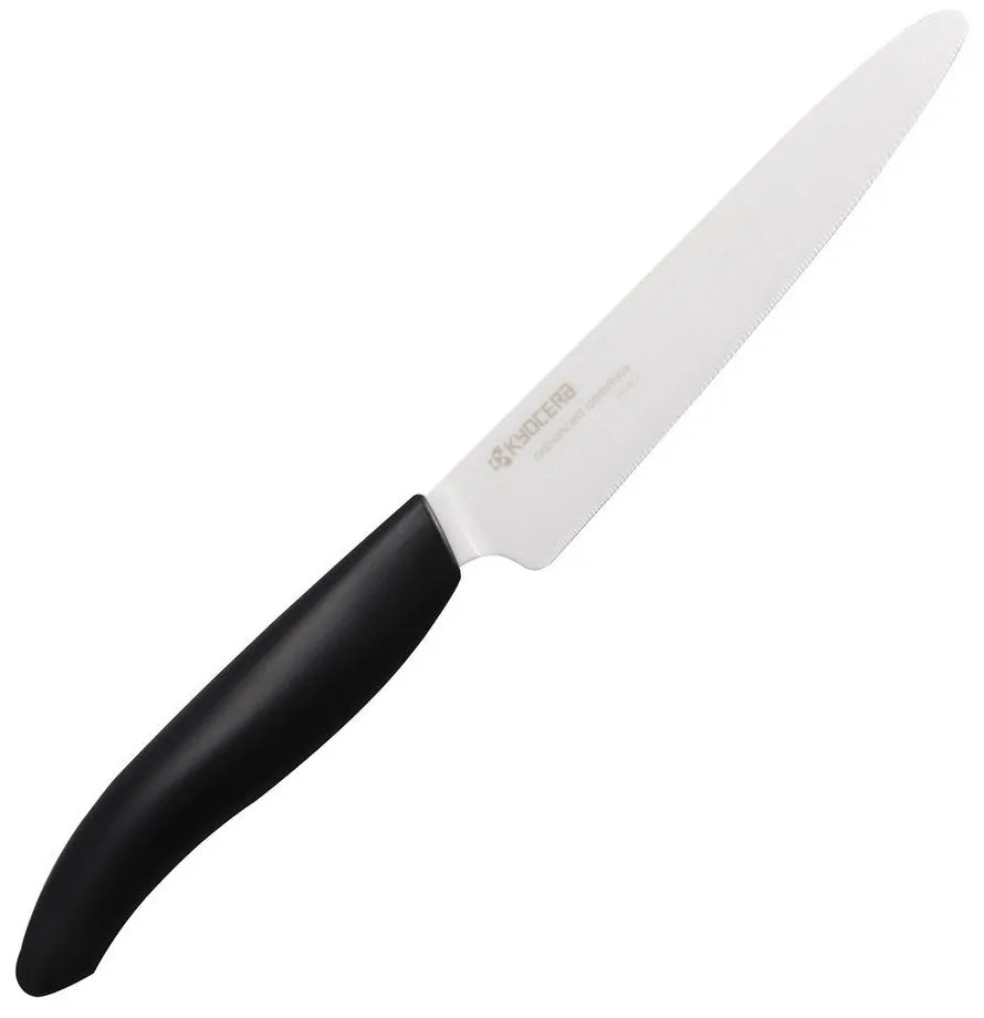 Kyocera FK-125WHN keramický nůž Tomato s bílou čepelí 13cm, černá rukojeť