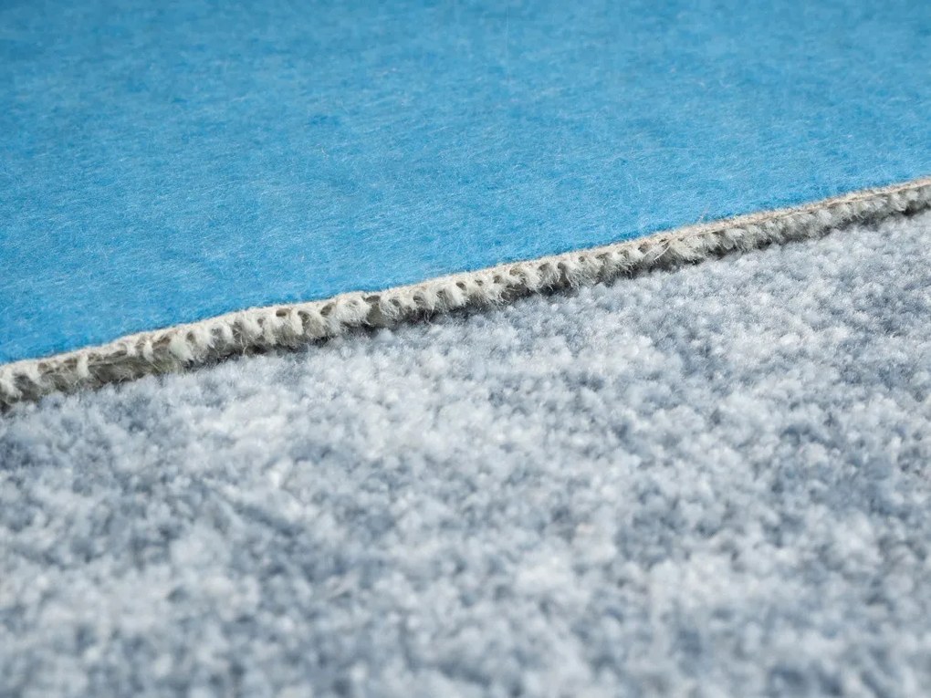 Condor Carpets, Metrážový koberec Serena 6672, na míru, šíře 5m, modrá, filc, dětský pokoj