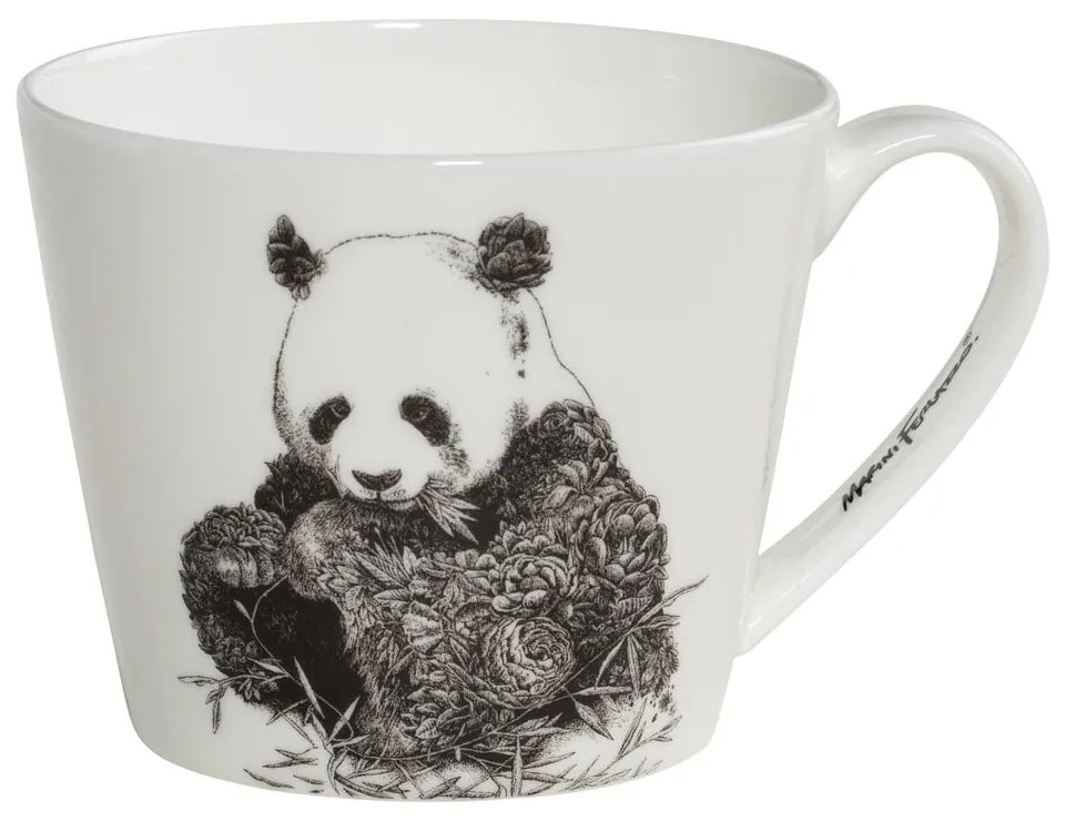 Bílý porcelánový hrnek Maxwell &amp; Williams Marini Ferlazzo Panda, 450 ml