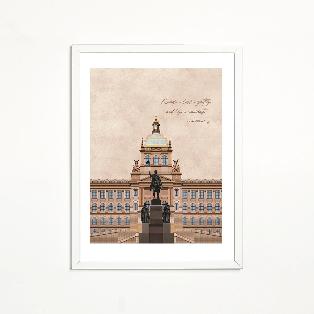 Martin Paseka | Pravda a láska Rám: Dubový, Velikost: 30 x 20 cm