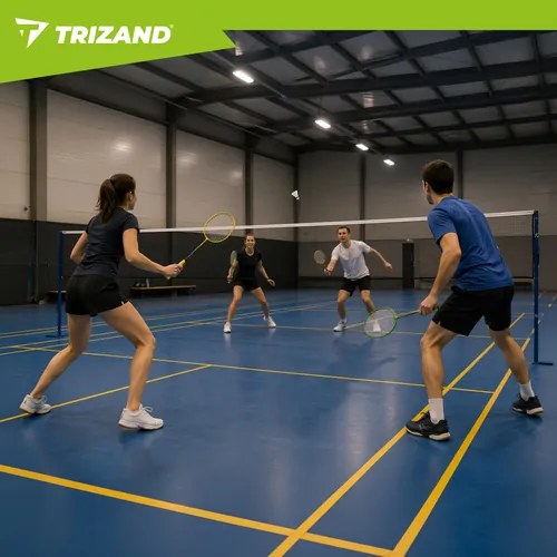 Badmintonová sada v pouzdře - 8 dílů Trizand