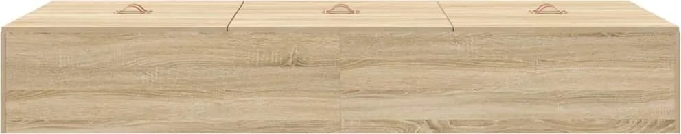 Rám postele s úložným prostorem Sonoma dub 90 x 200 cm 3335343