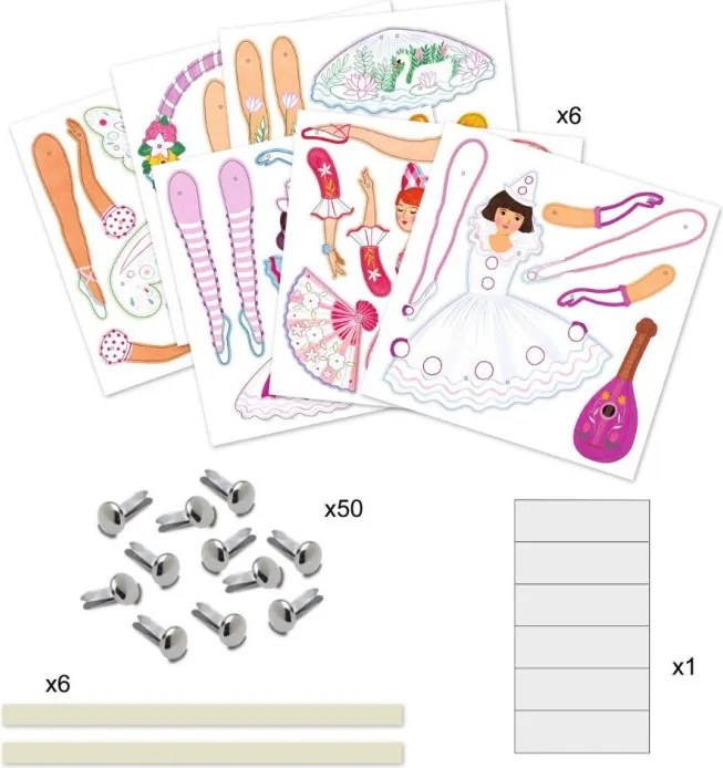 DJECO Kreativní sada Baletky 5+