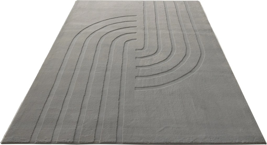 Obsession, Kusový koberec Zen Deluxe 700 Grey, 80x150, šedá, ložnice
