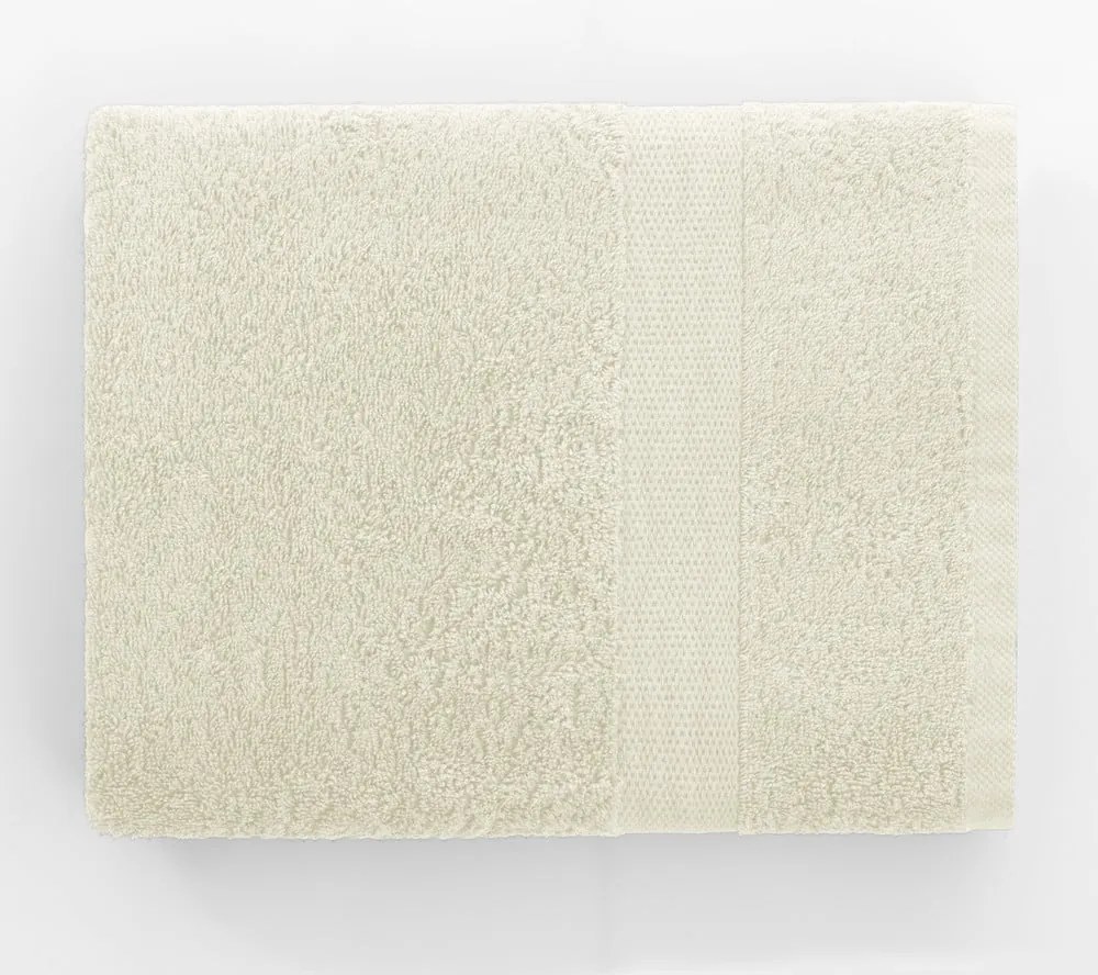 Krémový froté bavlněný ručník 30x50 cm Marina – DecoKing