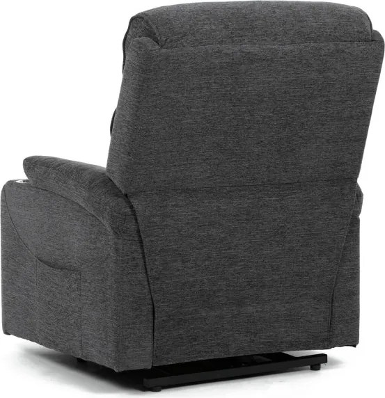 Polohovací křeslo šedé, elektrické TV-S8348 GREY2