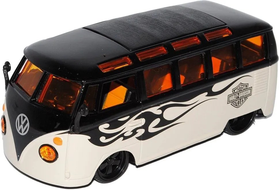 Maisto Harley Davidson Volkswagen Van Samba, Šedý 1 : 24