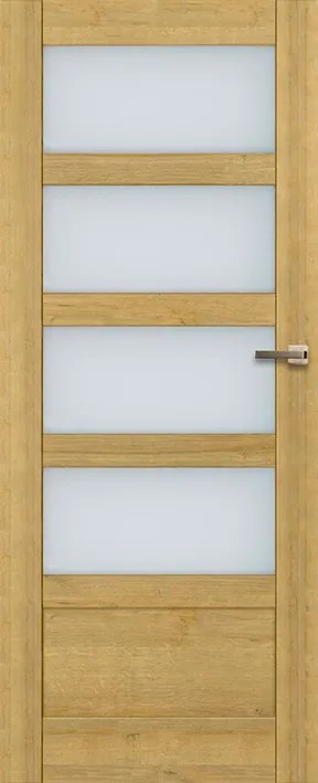 Interiérové dveře vasco doors BRAGA model 5 Průchozí rozměr: 70 x 197 cm, Orientace dveří: Levé dveře, Dekor: Buk jasmínový