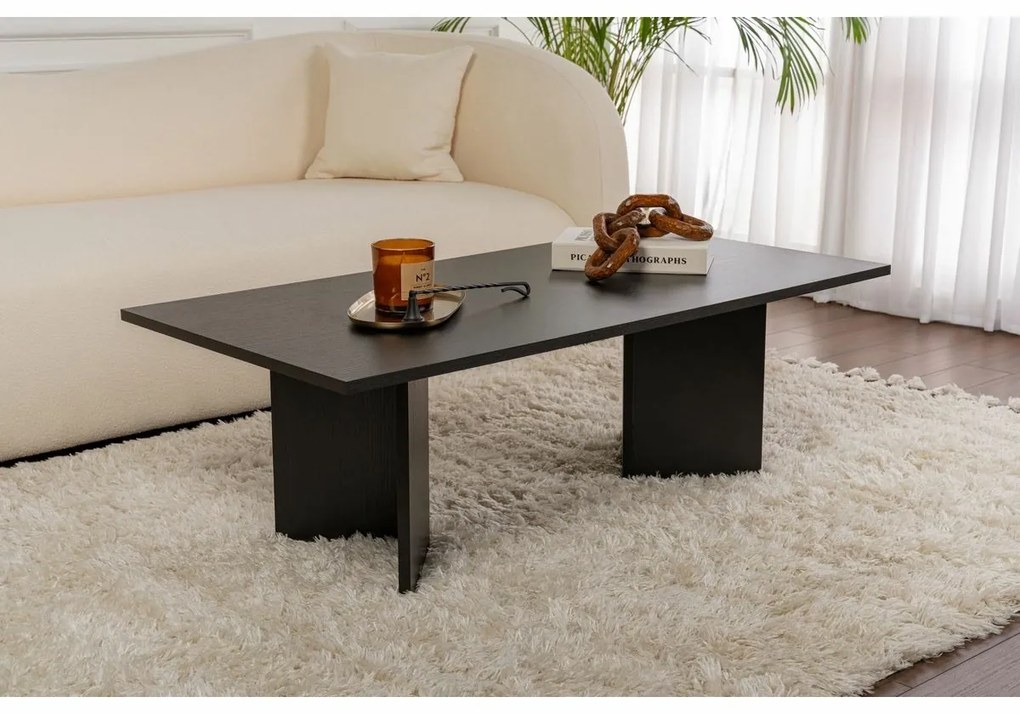 Konferenční stolek Sabin Wood Black