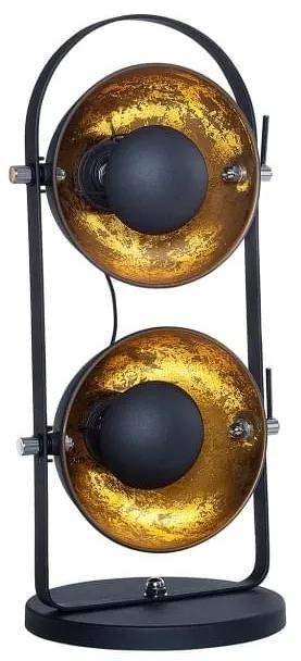 INV Stolní lampa Silueta 2 černá-zlatá