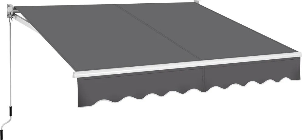 Markýza Yaheetech – tmavě šedá, 250 × 200 cm (257325163274)