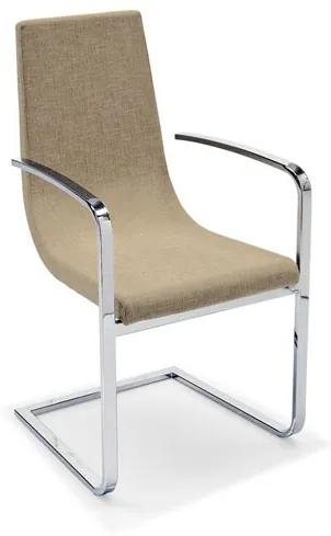 Židle Cruiser Connubia Materiál: P16 MATT GREY, Sedátko: 1SA3 Berna SAND