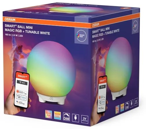 Osram - LED RGBW Stmívatelná stolní lampa SMART+ MAGIC LED/2,5W/5V Wi-Fi