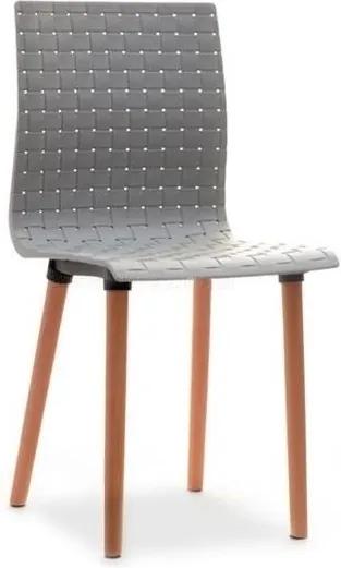 design4life Židle POLE šedá
