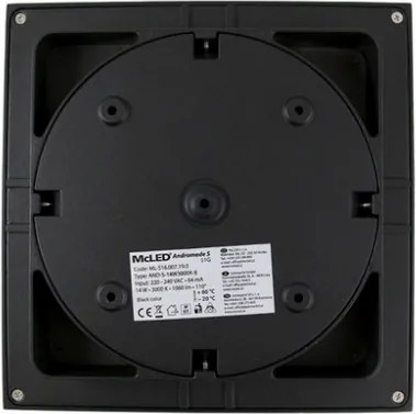 LED svítidlo McLED Andromede S, 14W, 4000K, IP65, černá ML-516.008.19.0