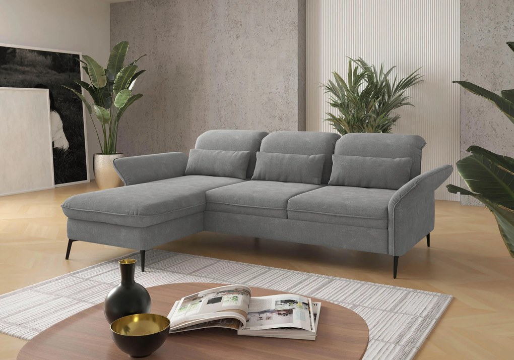 XXXLutz ROHOVÁ SEDAČKA, textil, šedá Sit & More - Sedací soupravy - 000144011814